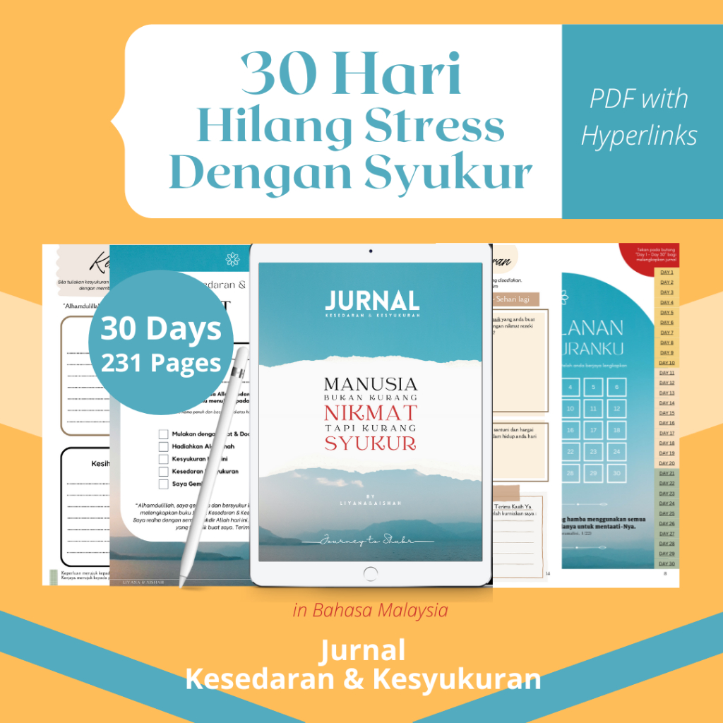 (PDF) Jurnal Digital Kesedaran & Kesyukuran 30 Hari hilang stress ...