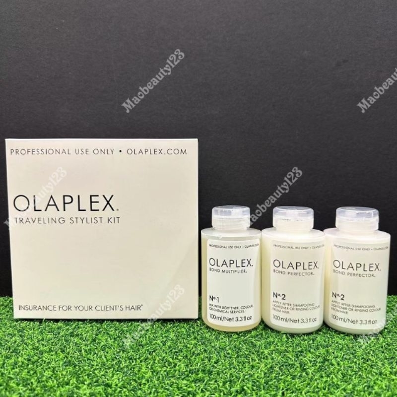 (One Set 3 Bottles) Professional Use Olaplex No.1 & No.2 Treatment At ...