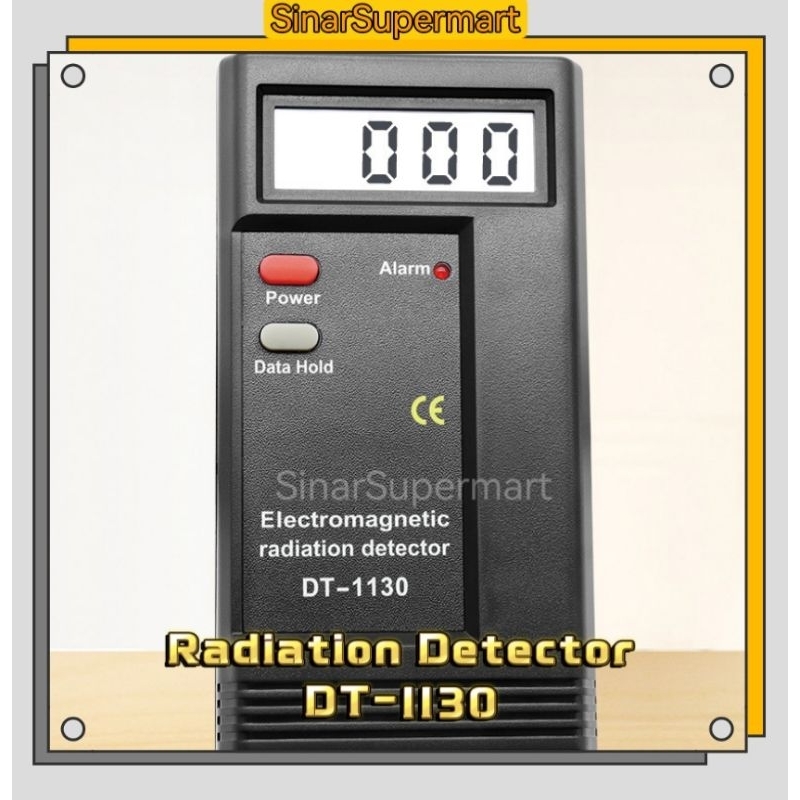 SinarSupermart Radiation Detection Meter DT1300 Digital Reading Radiation Detector Portable ...