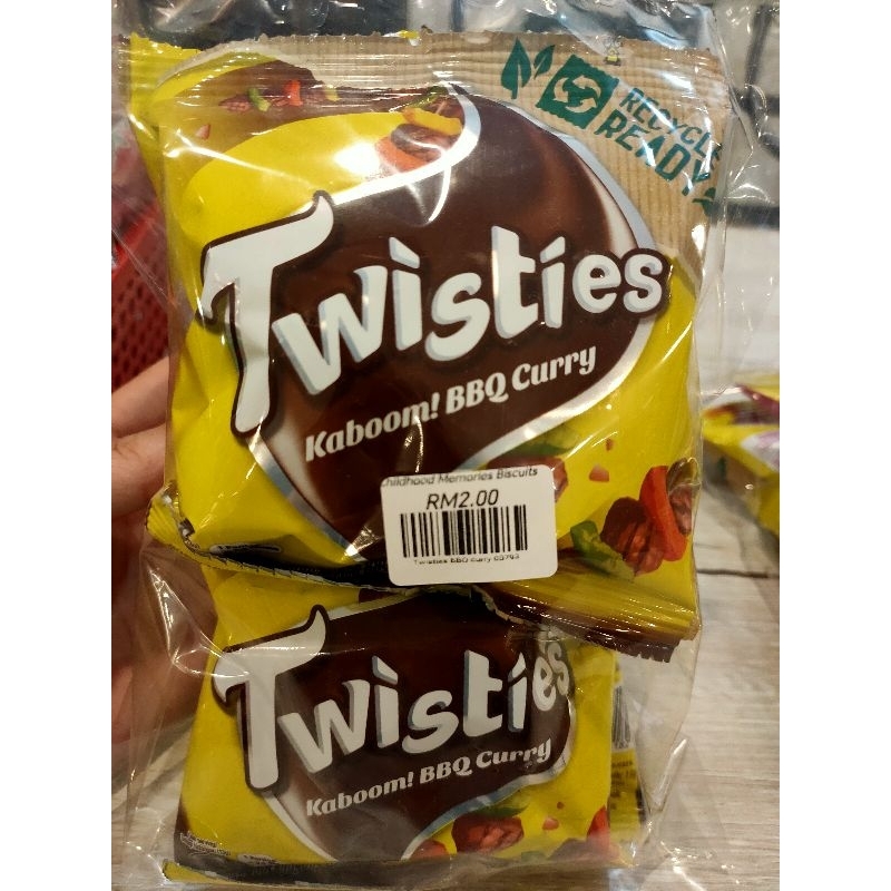 Twisties Assorted Flavor Snack BBQ Curry Cheese Tomato Chicken Small ...