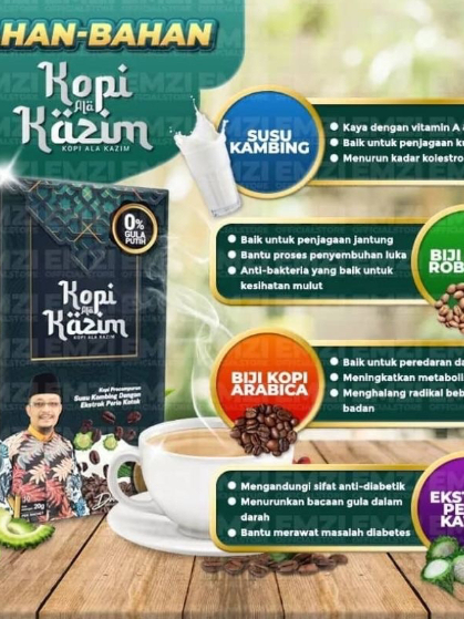 Emzi Kopi Ala Kazim (20g x 10 Sachet) | Shopee Malaysia