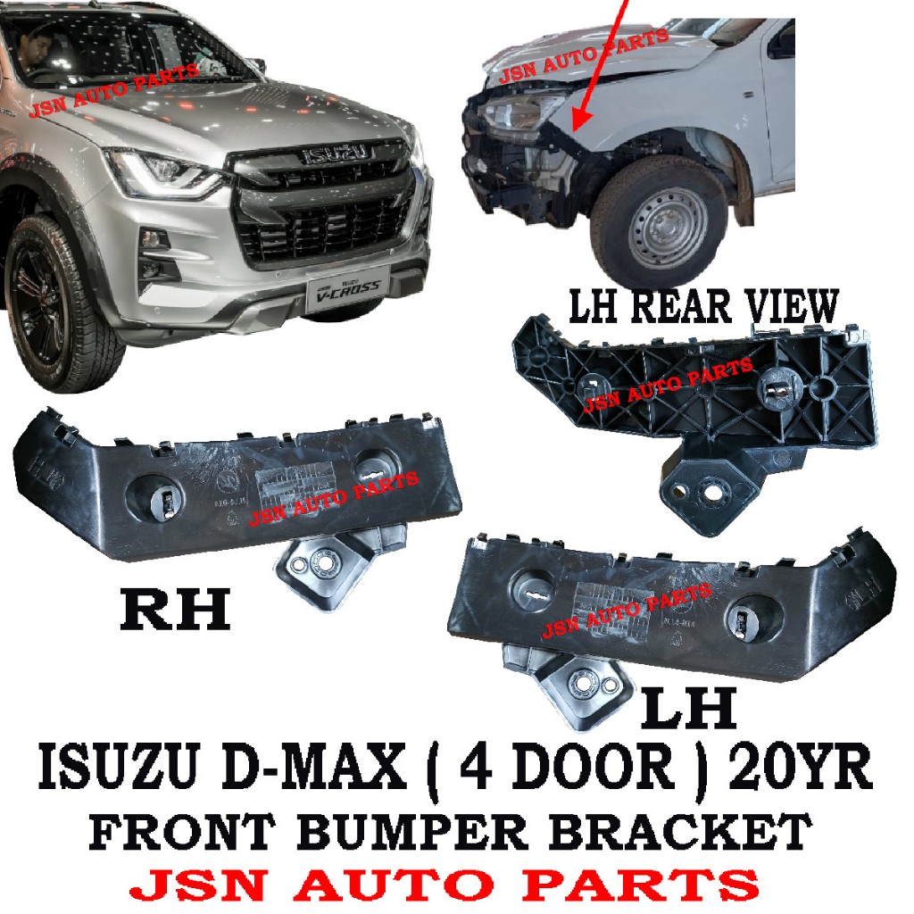 J125S04 FRONT BUMPER BRACKET ISUZU D-MAX 20YR 4DOOR 4X4 LORRY TRUCK ...