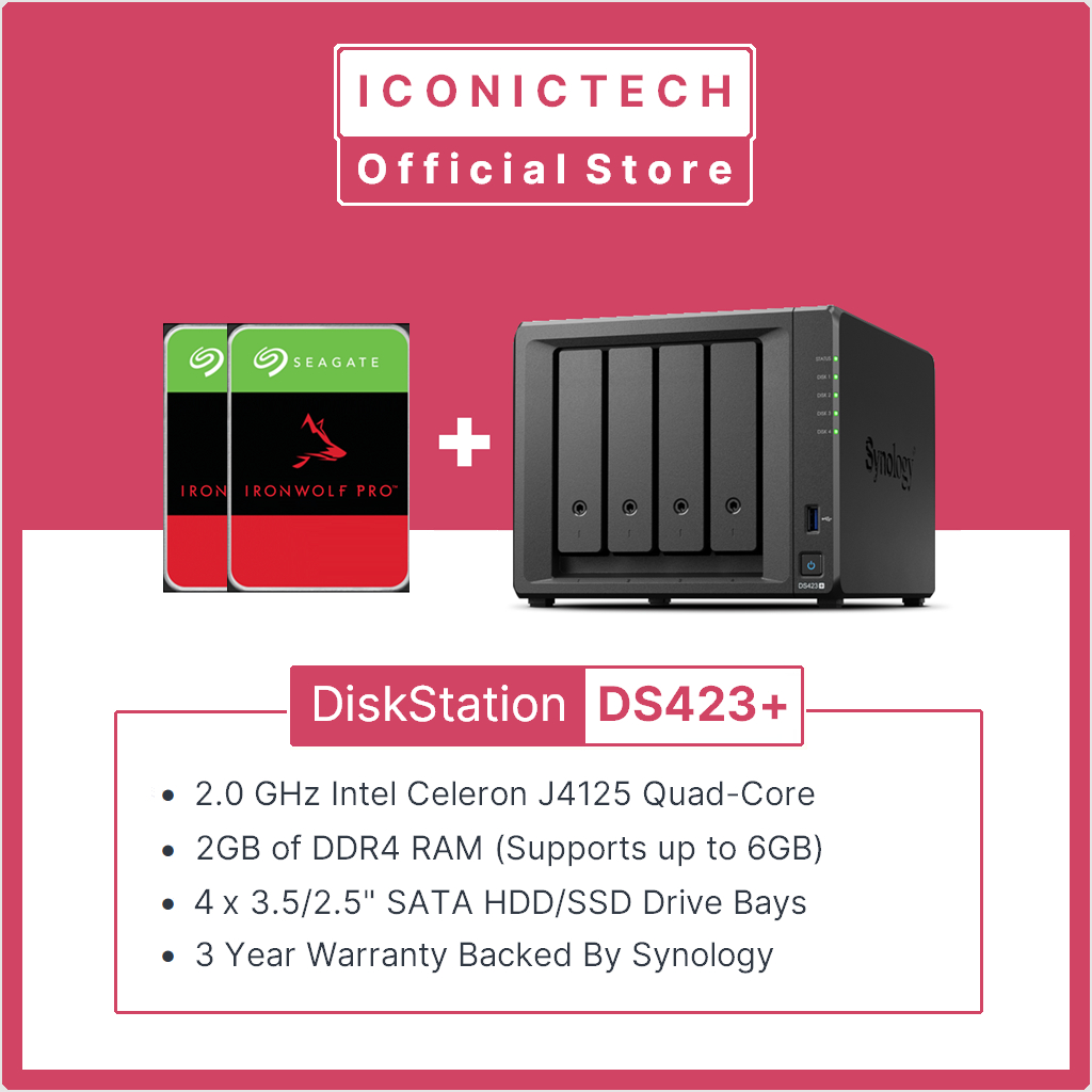 Synology DiskStation DS423+ 4-Bay NAS Enclosure Kits | or DS923+ ds1522 ...