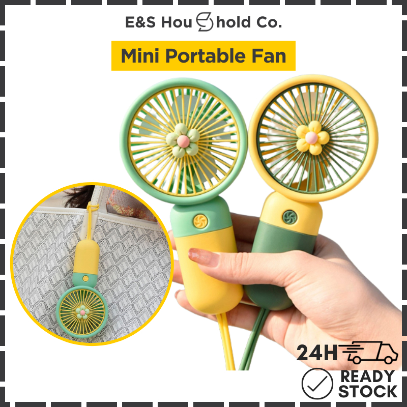 [Mini Portable Fan] Portable Hand Table Mini Clip Fan USB Charge ...