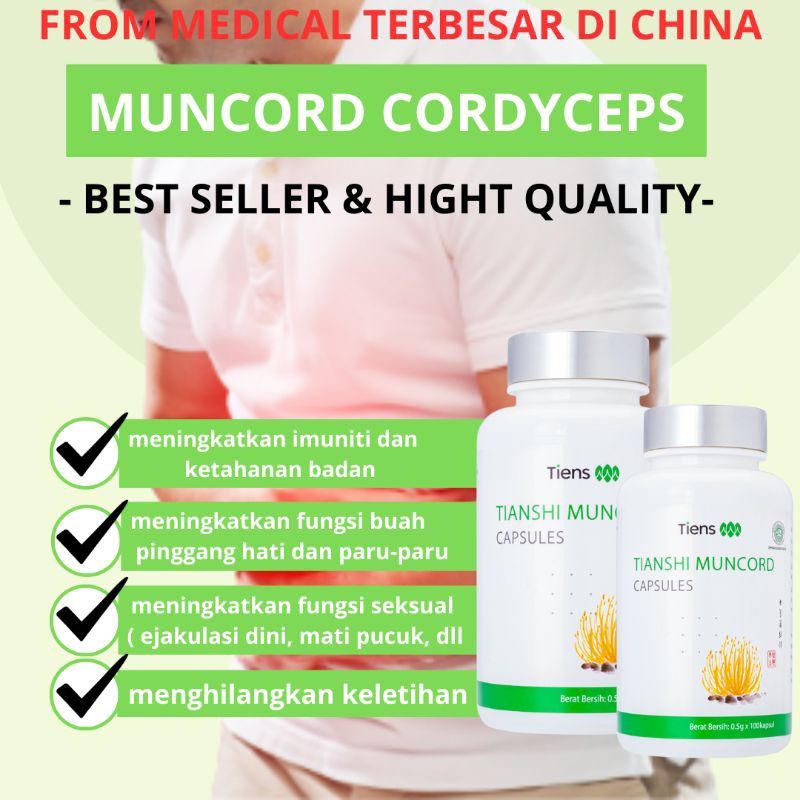 TIANSHI MUNCORD HEALTH SUPPLEMENT - IMMUNE BOOSTER - KIDNEY CLEAN ...