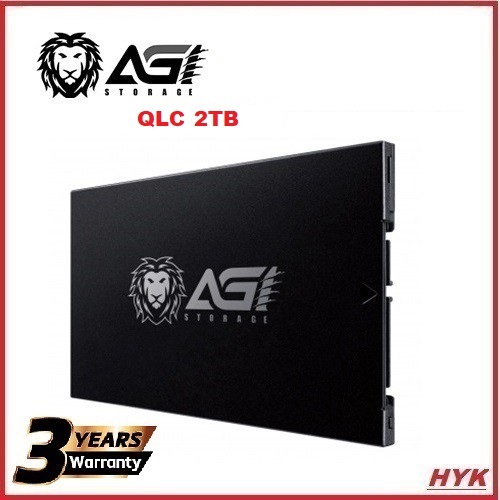AGI TLC/QLC SSD 2.5inch SATA III 256GB/512GB/1TB/2TB Hard Disk Drive /M ...