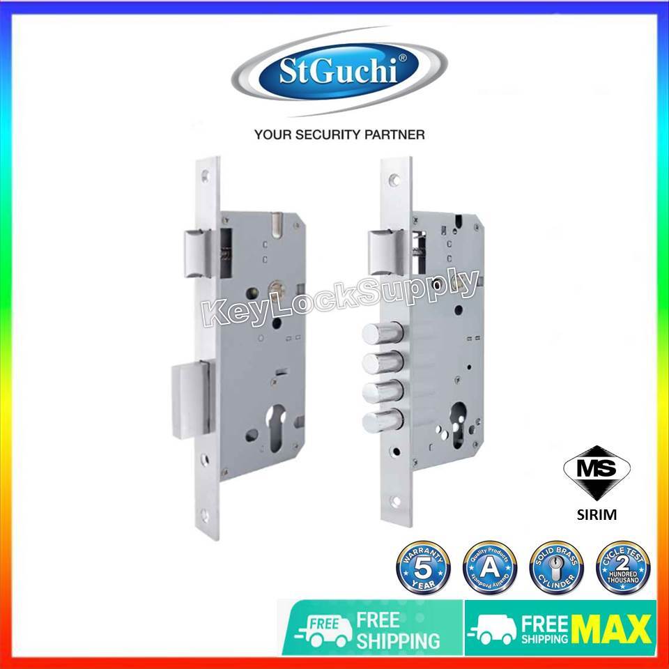 ST GUCHI Mortise SGML-856000 SASH LOCK OR BOLT LOCK 85MM X 60MM ...