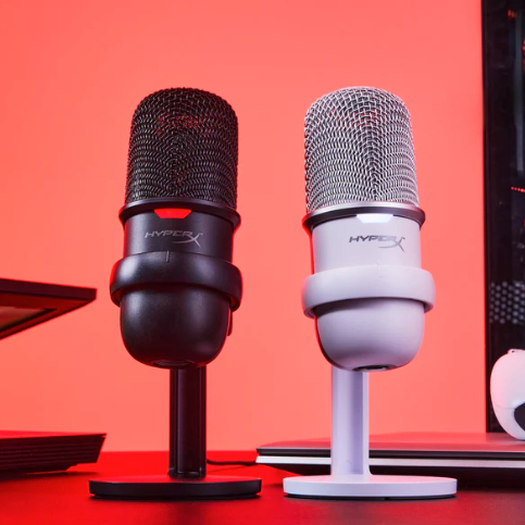 # HyperX SoloCast USB Gaming Microphone # [ BLACK / WHITE ] | Shopee ...