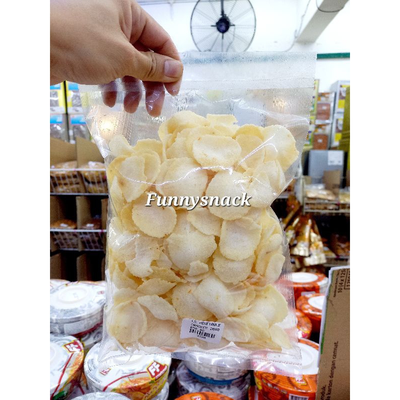 700g Keropok Sayur-Sayuran Putih/ Original White Vegetable Cracker ...