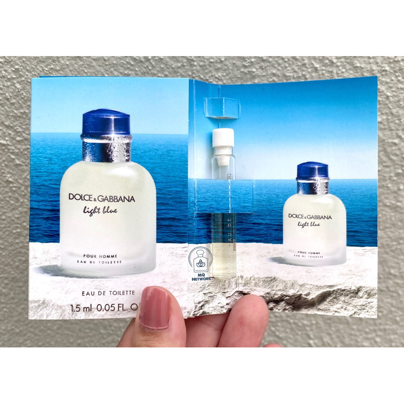 Sample/Vials D&G Light Blue Pour Homme EDT (1.5ml) | Shopee Malaysia
