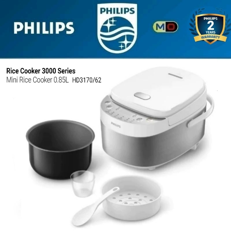 [ FREE SHIPPING ] Philips 3000 Series Digital Mini Rice Cooker (0.85L ...