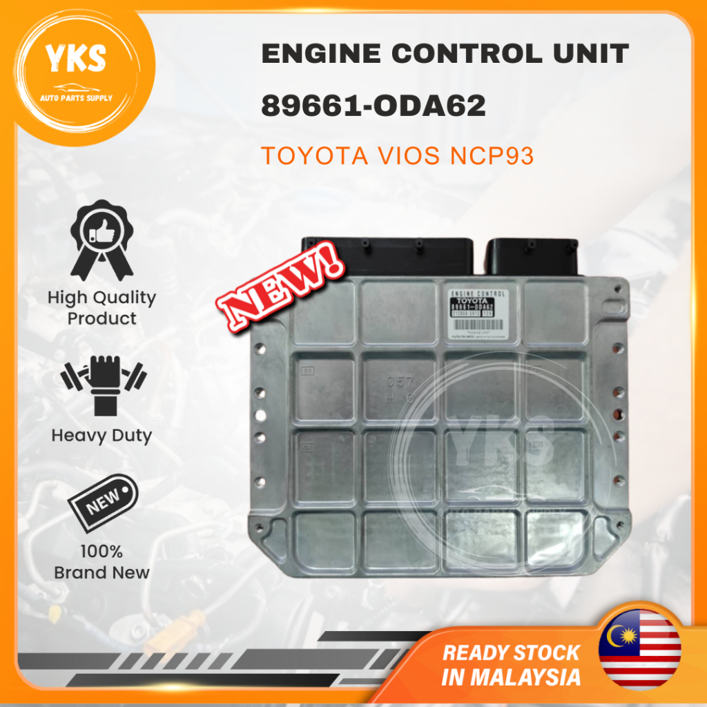 🔥 ORIGINAL🔥89661-0DA62 TOYOTA VIOS NCP93 ECU BRAND NEW COMPUTER BOX ...