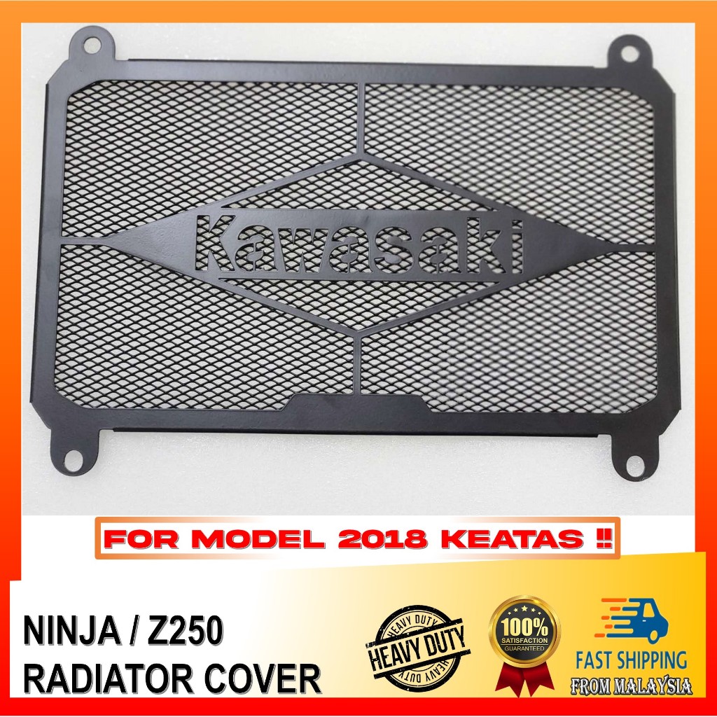 Modenas Kawasaki Ninja 250 z250 (2018+) Radiator Cover Alloy Coolant ...