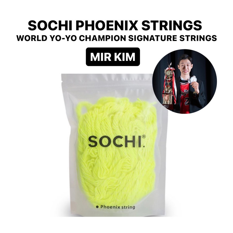 Sochi Phoenix YoYo Strings 100pcs Pro Strings World Champion 2023 Mir Kim Signature Tali ...