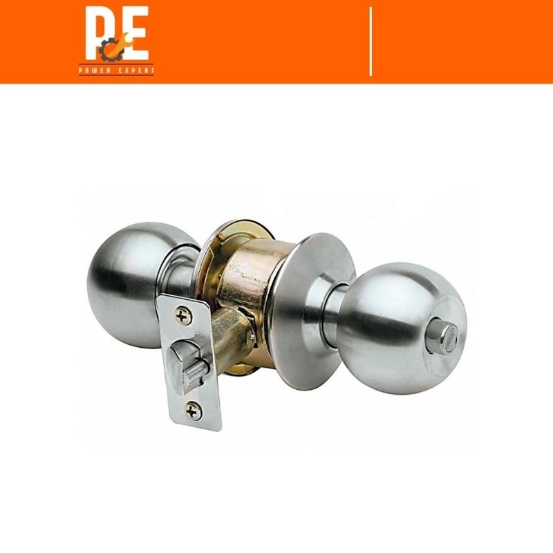 TOILET KEYLESS CYLINDRICAL DOOR LOCK PRIVACY DOOR LOCK 3872SS ...