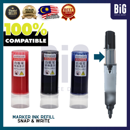 【READY STOCK | COMPATIBLE】WHITEBOARD MARKER REFILL| PILOT VBOARD MARKER ...