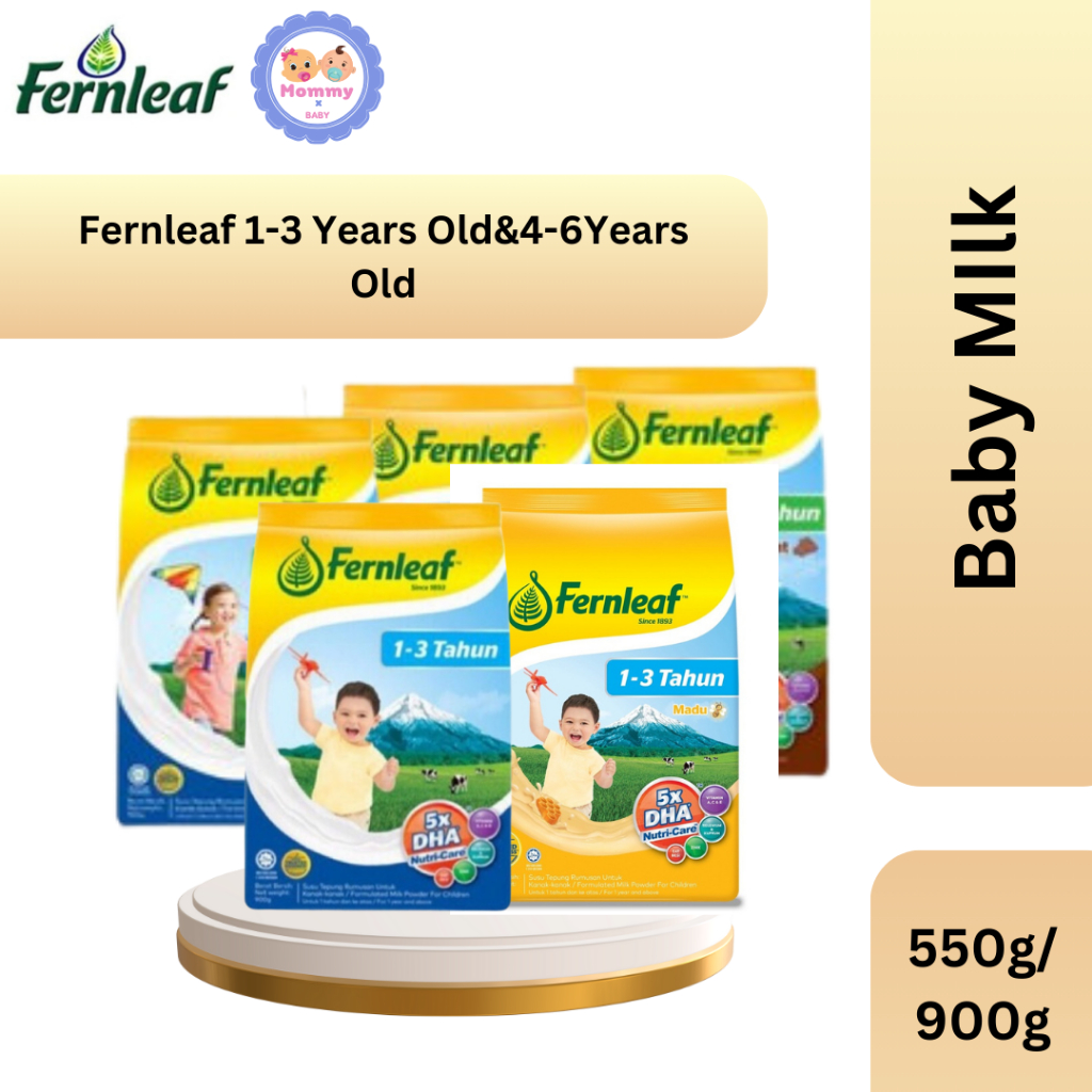 Fernleaf 1-3 Years Old&4-6Years Old (Plain/Honey/Chocolate) | Shopee ...