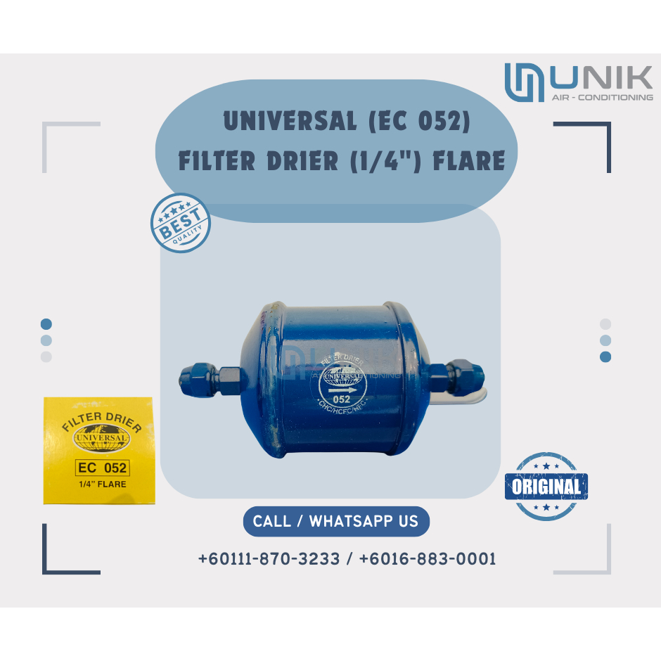 UNIVERSAL FILTER DRIER - (EC052 1/4") & (EC083 3/4") | Shopee Malaysia
