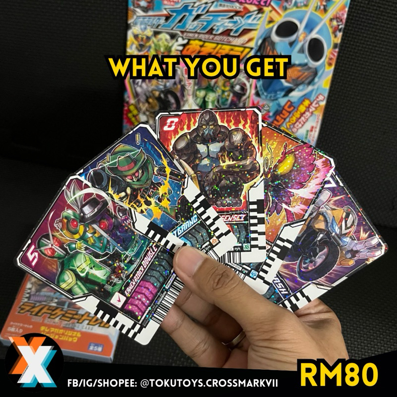 Televi Magazine Kamen Rider Gotchard Ride Chemy Card Kamen Rider Double ...