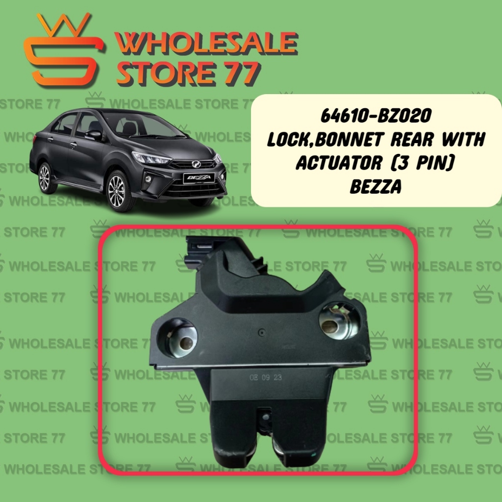WARRANTY🔥 64610-BZ020 REAR BONNET LOCK TRUNK LID LOCK FOR PERODUA BEZZA ...