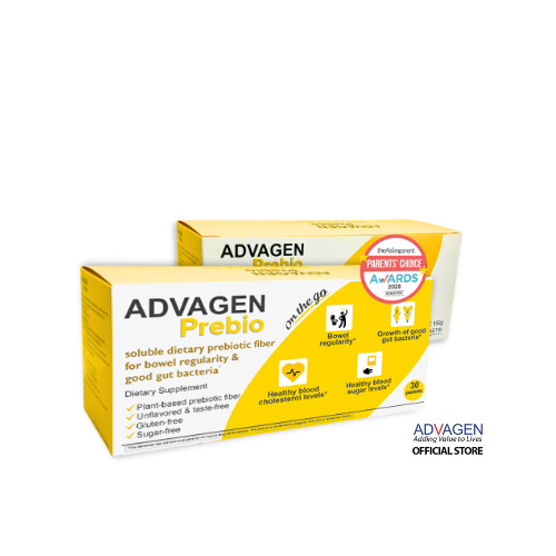 [2 ITEM COMBO] Fibrosol ADVAGEN Prebio - Soluble Prebiotic Fiber ...