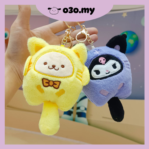 📦Ready Stock📦Sanrio Key Ring Cute Kawaii Plushie Cartoon Keychain Bag ...