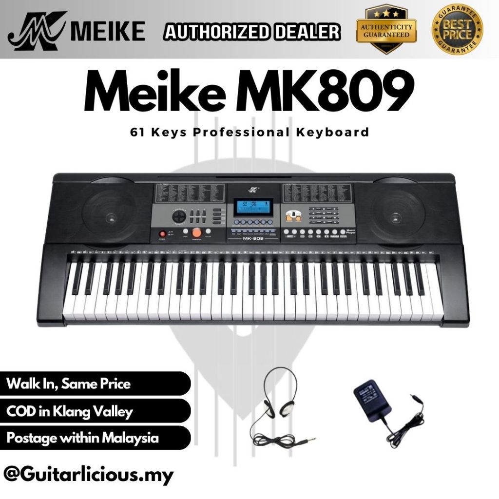 MEIKE 61 Keys Professional Touch Sensitive Keyboard MK809 / MK 809 MK ...