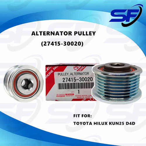 TOYOTA HILUX KUN25 D4D ALTERNATOR PULLEY (27415-30020)(27415-0L030 ...