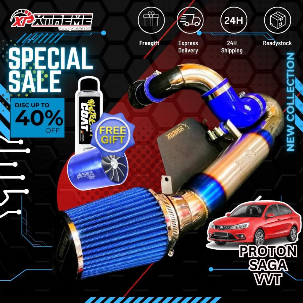 #ORIGINAL #READYSTOCK XPOWER PROTON SAGA VVT 2016+ 1.3cc AIR INTAKE ...