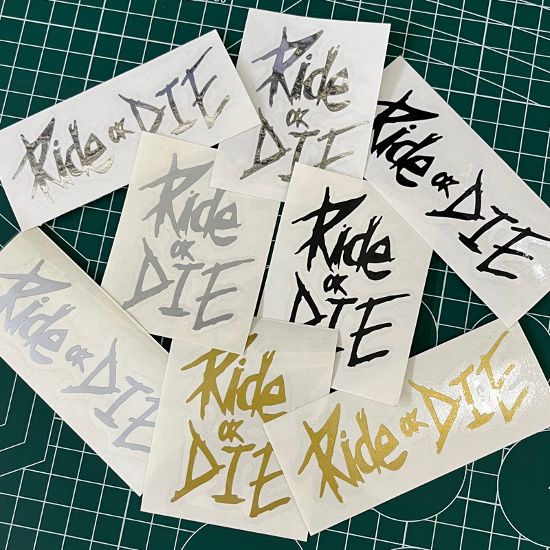 Ride or Die Sticker Decal Die-Cut Mountain Bike Road Bike | Shopee Malaysia