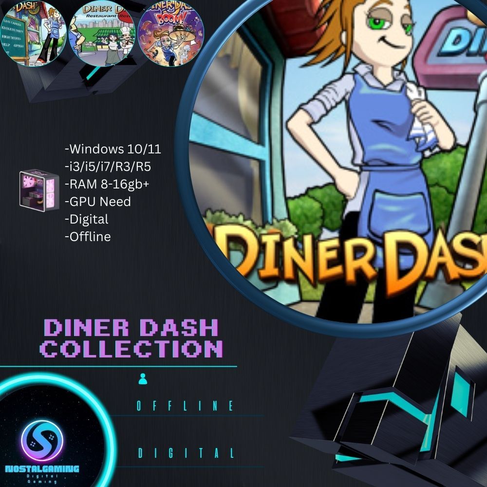 [Pc Game] [Digital] Diner Dash Collection | Shopee Malaysia