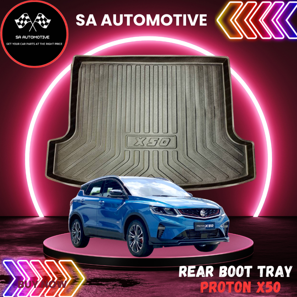 PROTON X50 REAR CARGO BOOT TRAY CAR ACCESSORIES HIGH QUANLITY | Shopee ...
