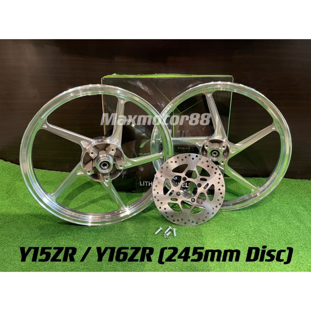 Aji Racing FG511 Chrome Sport Rim full CNC Y15ZR / Y16ZR / RS150 / RSX / LC135 / SRL115 / SRL110 ...