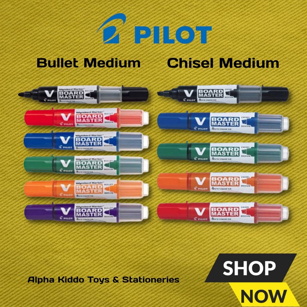 Whiteboard Marker PILOT & Refill For Whiteboard Marker | Shopee Malaysia
