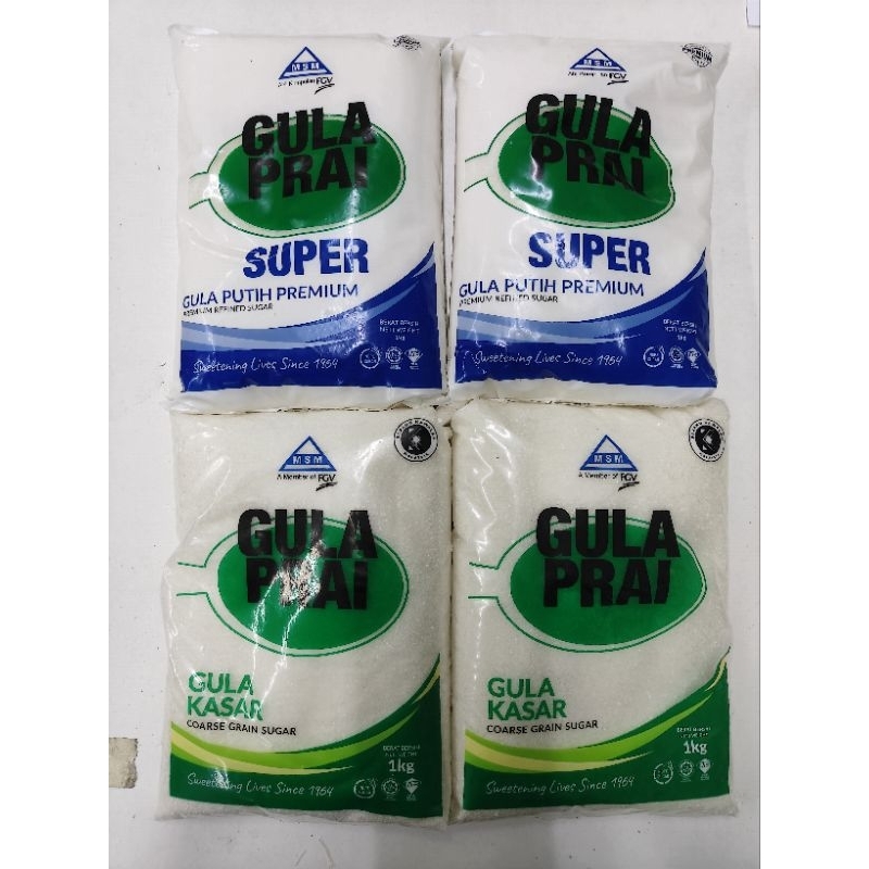 Gula Premium 1kg 2 pack, Gula Prai 1kg 2 Pack | Shopee Malaysia