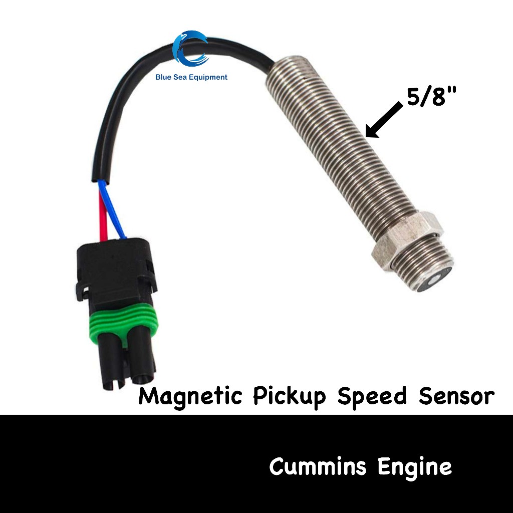 Magnetic Pickup Speed Sensor (5/8" x 100mm) for Cummins Engine ...