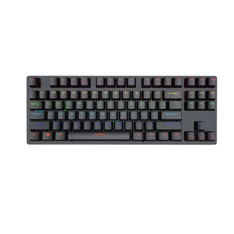 87 Keys Real Mechanical Keyboard Leaven K550 TKL 80% Gaming Keyboard ...