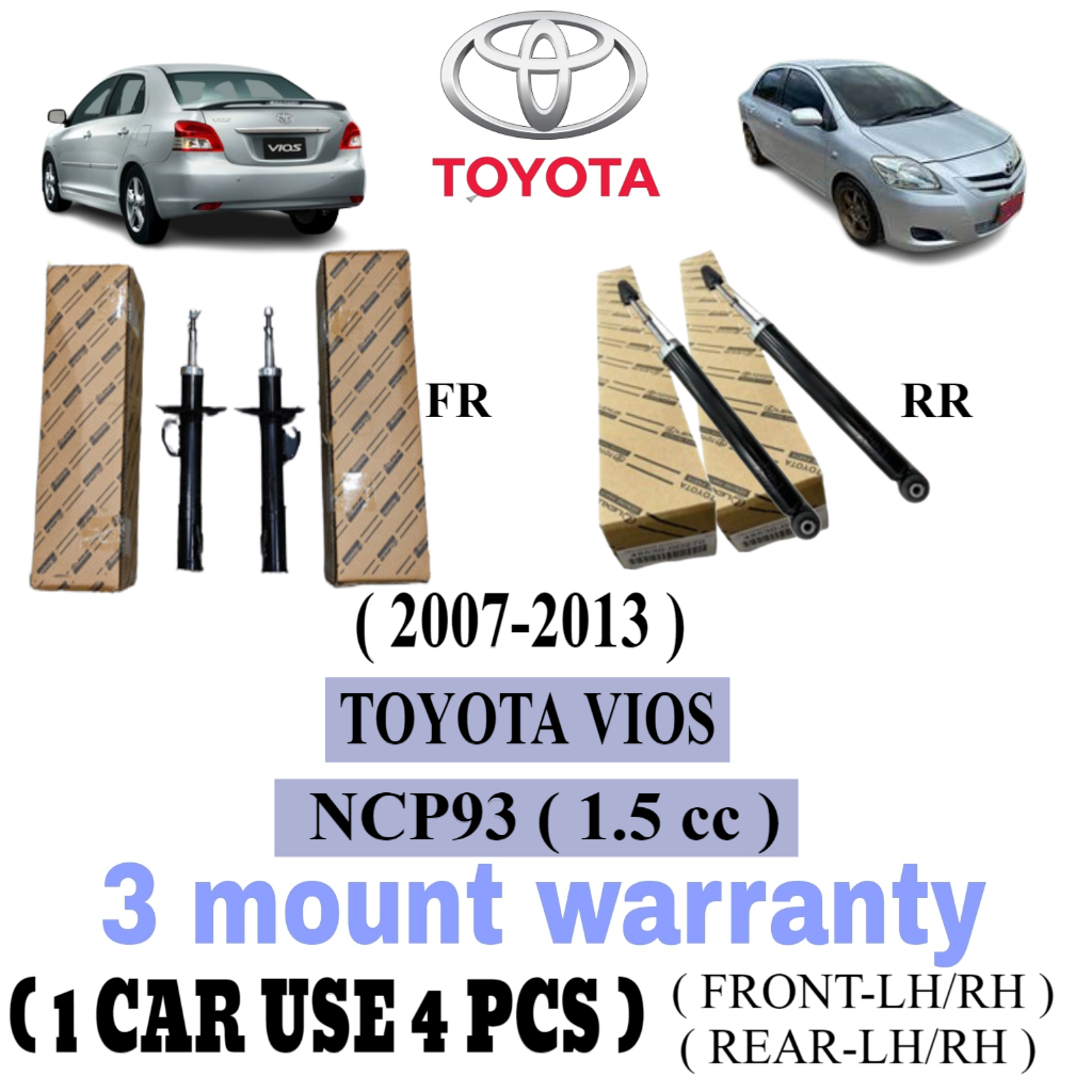 Ori-TOYOTA VIOS NCP93 (2008-2013),PRIUS C Front Shock Absorber (LH/RH ...