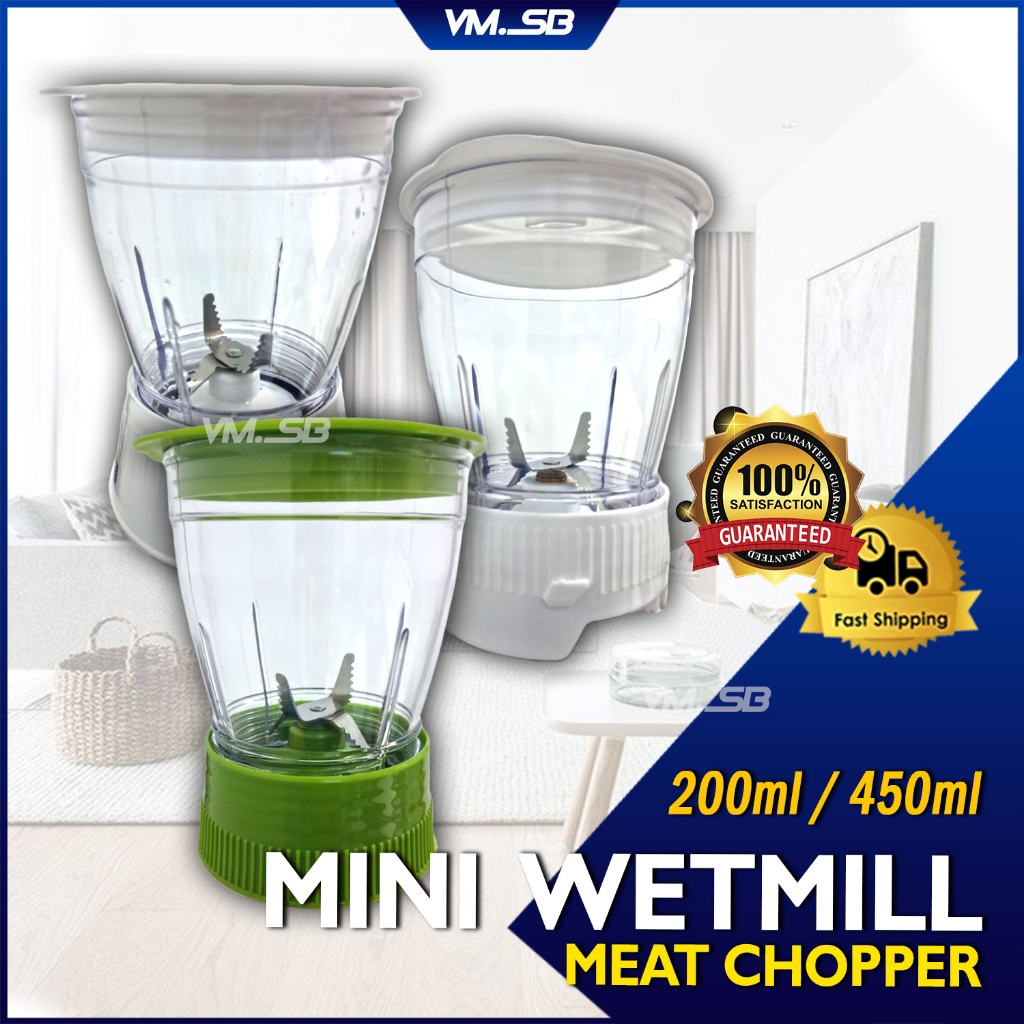 MINI WET MILL Blender Jug for PENSONIC/Panasonic/National/SHARP/KHIND ...