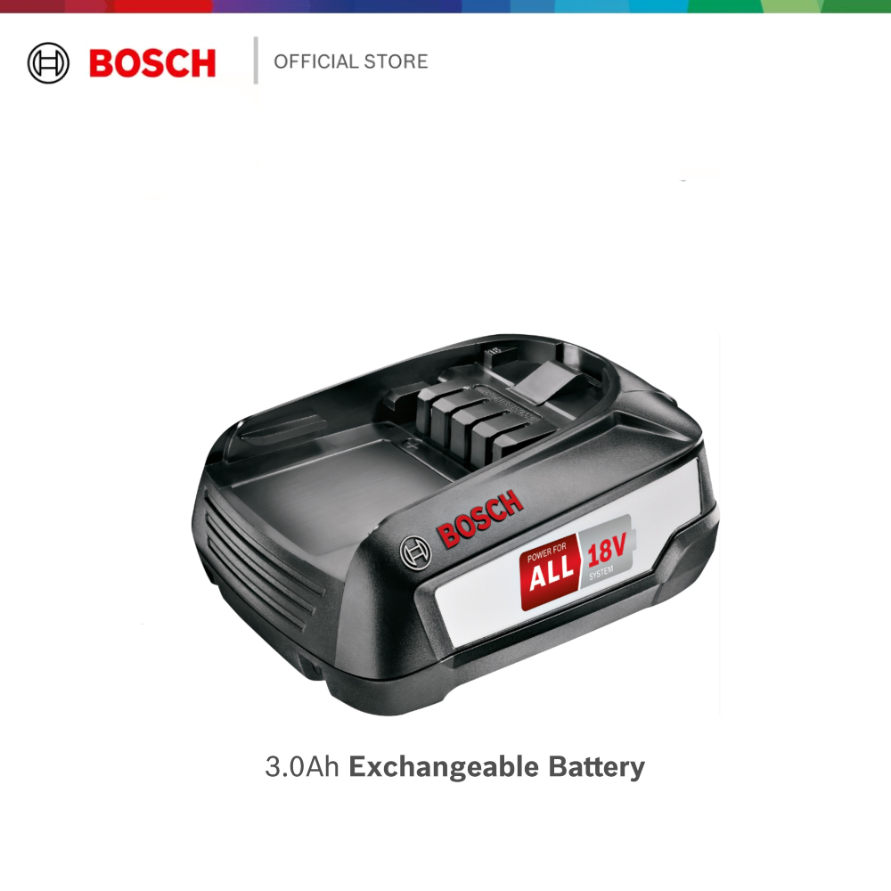 Bosch 3.0Ah Exchangeable Battery for BCS61113 Unlimited Handstick ...