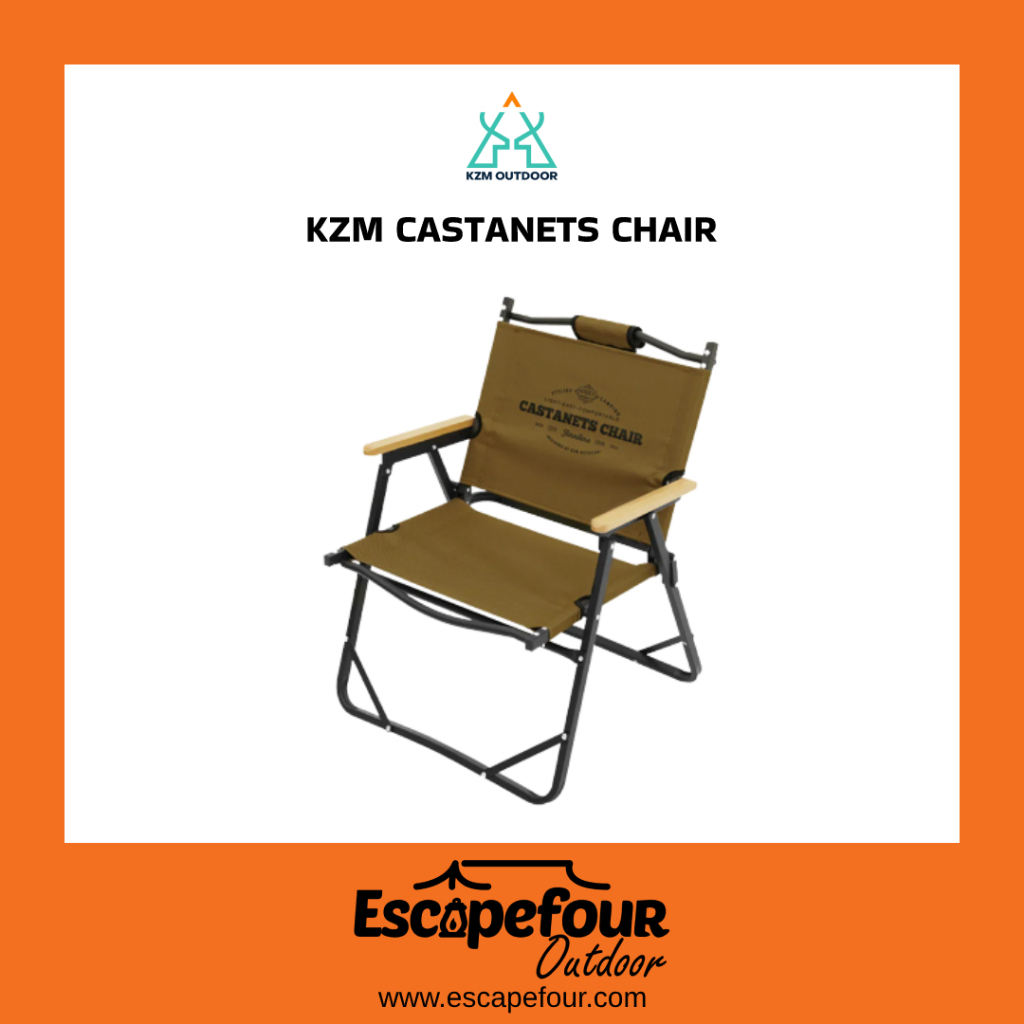 KZM Castanets Chair (Gold) | Shopee Malaysia