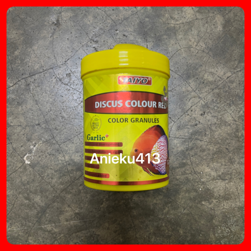 TAIYO DISCUS COLOUR RED COLOR GRANULES / DISCUS FISH FOOD - 120G ...