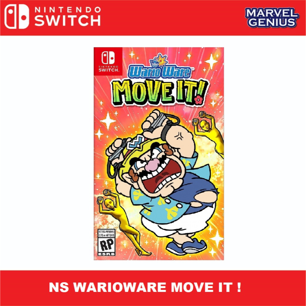 NSW NS NINTENDO SWITCH GAME WARIOWARE MOVE IT WARIO WARE 超级舞动! 瓦力欧制造 ...