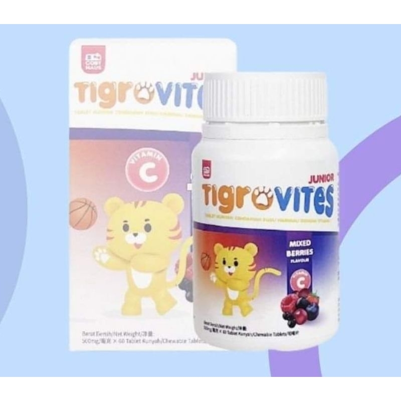 Tigrovites Tiger Milk Mushroom Mixed Berry Chewable Tablet 100mg ...