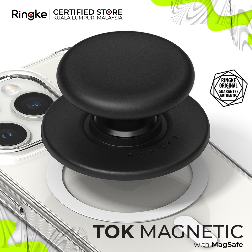 RINGKE® TOK MAGNETIC MagSafe Pop Colors Phone Grip with Enhanced Grip ...