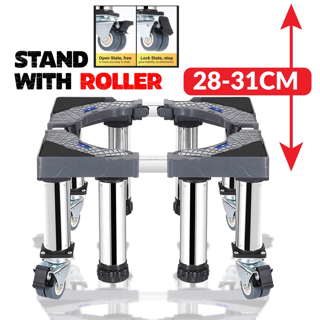 Adjustable Height Washing Machine Stand Base Stainless Steel Bracket ...