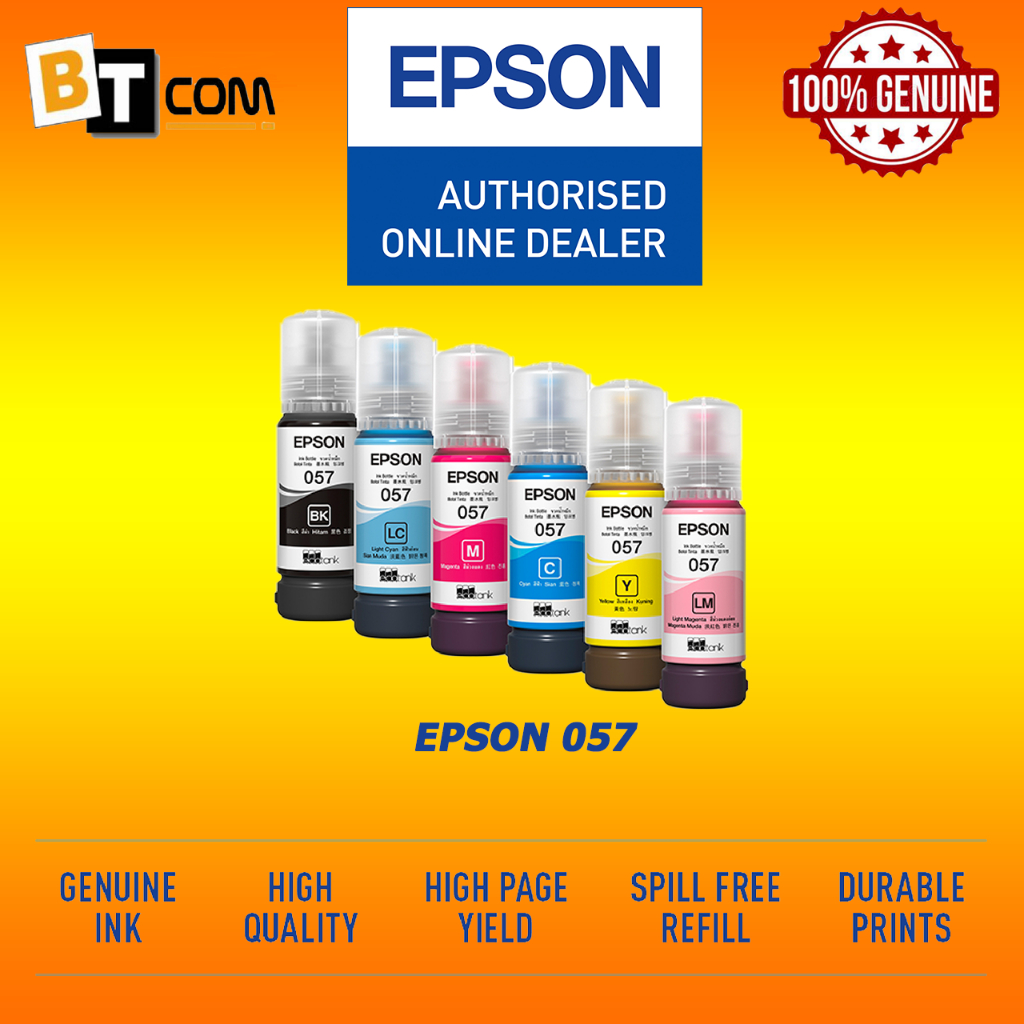 EPSON 057 Package Set ORIGINAL INK BOTTLE T09D100, T09D200, T09D300 ...