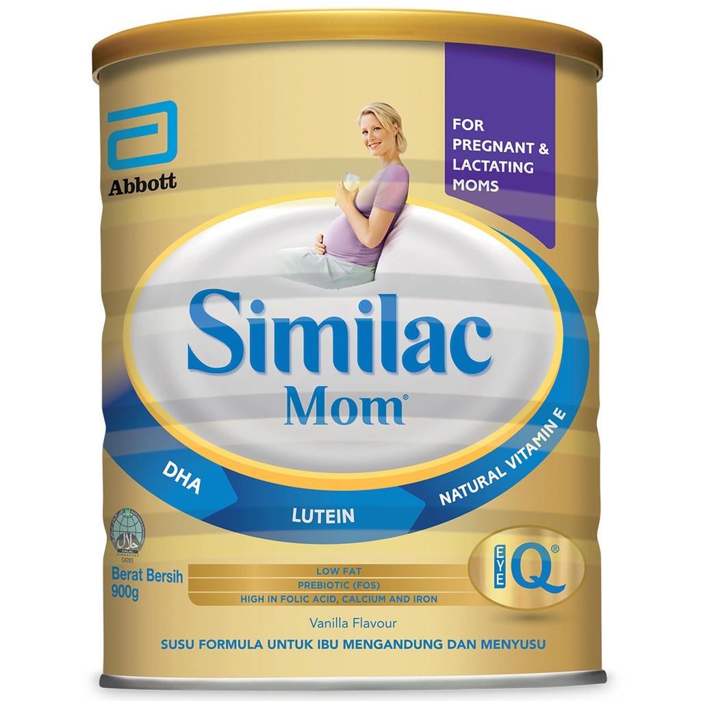 ABBOT SIMILAC MOM VANILLA 900G ORIGINAL & LONG EXPIRY (2025) | Shopee ...