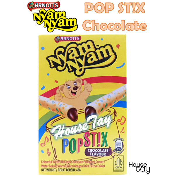 Nyam Nyam Pop Stix Chocolate Wafer Roll | Shopee Malaysia