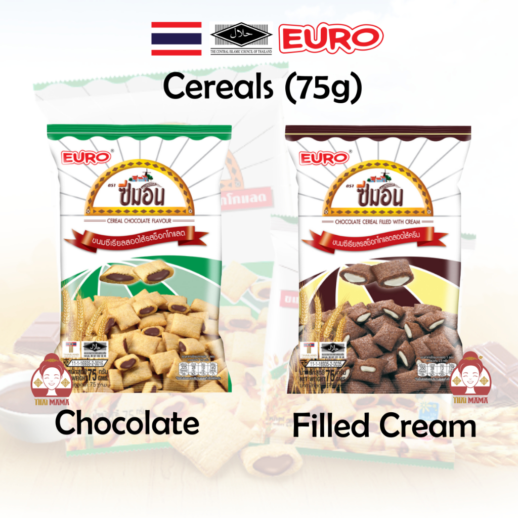 SEMON Cereal Chocolate 75g / Filled Cream [Halal] Semon Chocolate ...